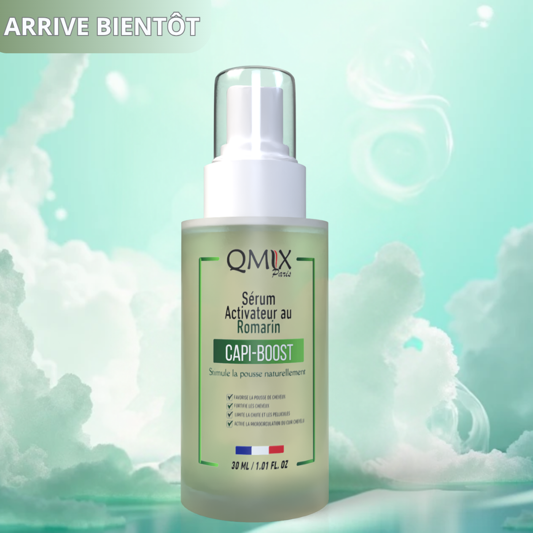Sérum Cheveux CAPI-BOOST au Romarin – Qmix-Paris